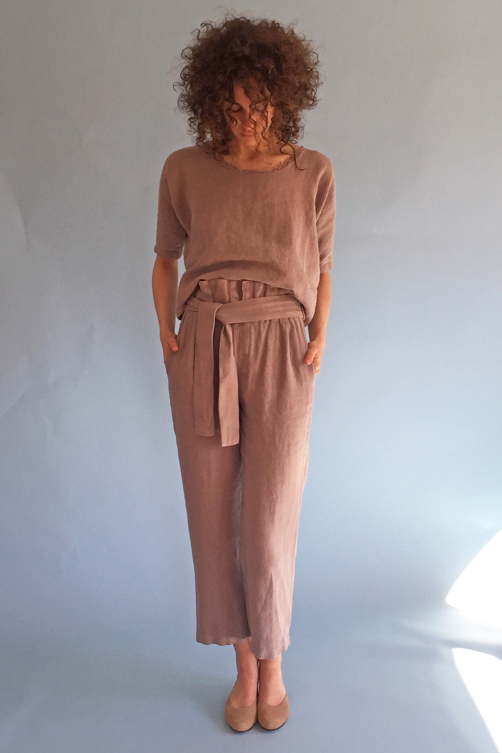 BLACK CRANE BURLAP PANT | Garmentory