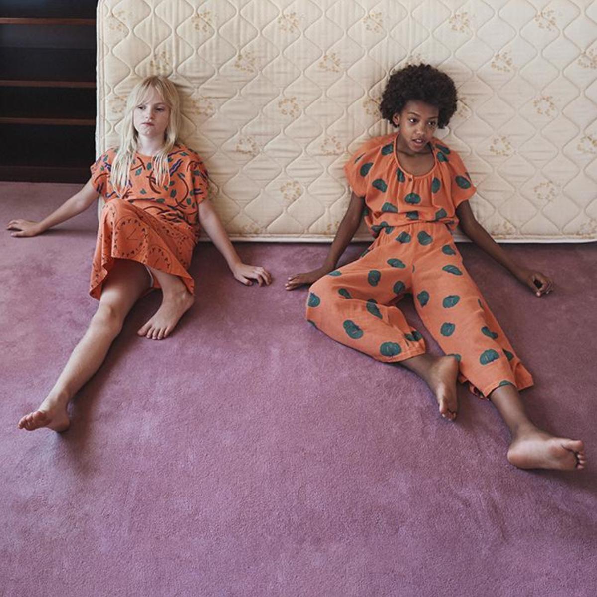 Kids Bobo Choses All Over Tomato Print Blouse - Orange | Garmentory