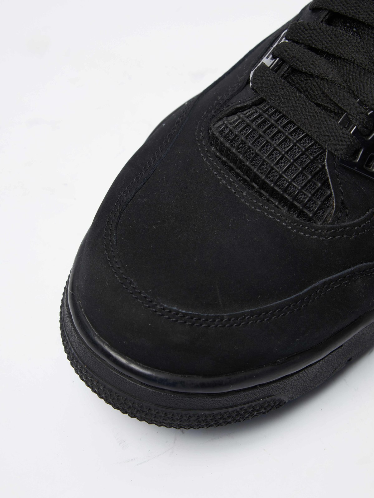 pre-loved Nike X Jordan Brand M Jordan 4 Retro cat sneakers - Black ...