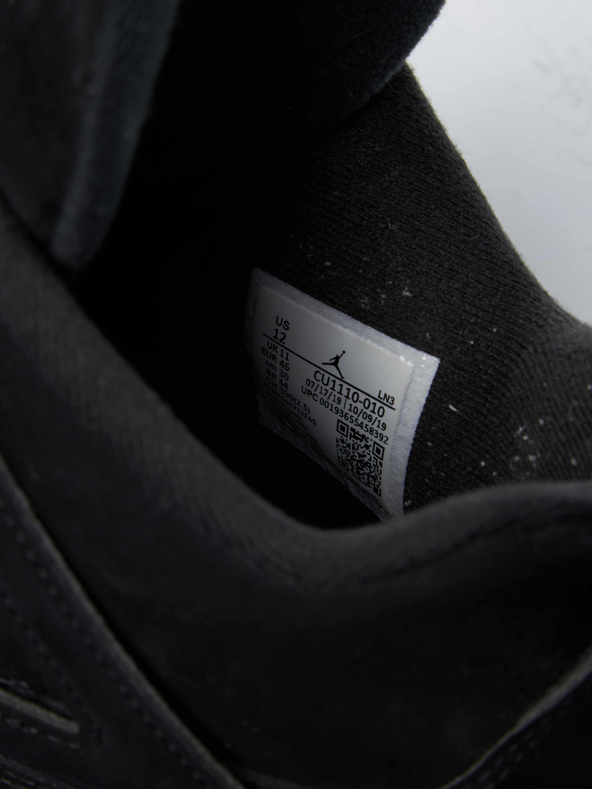 pre-loved Nike X Jordan Brand M Jordan 4 Retro cat sneakers - Black ...