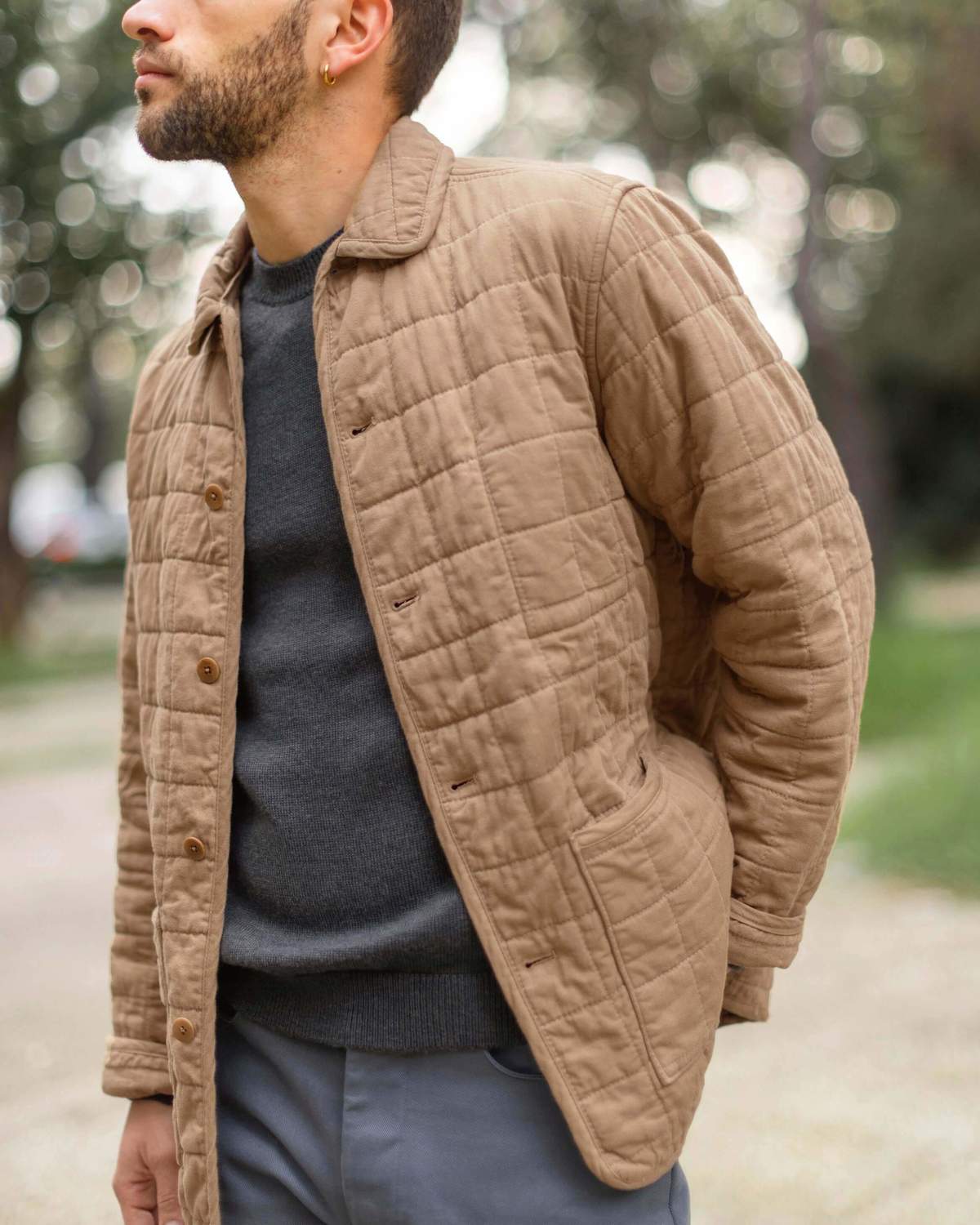 Quilted Kite Jacket / Chai | Garmentory