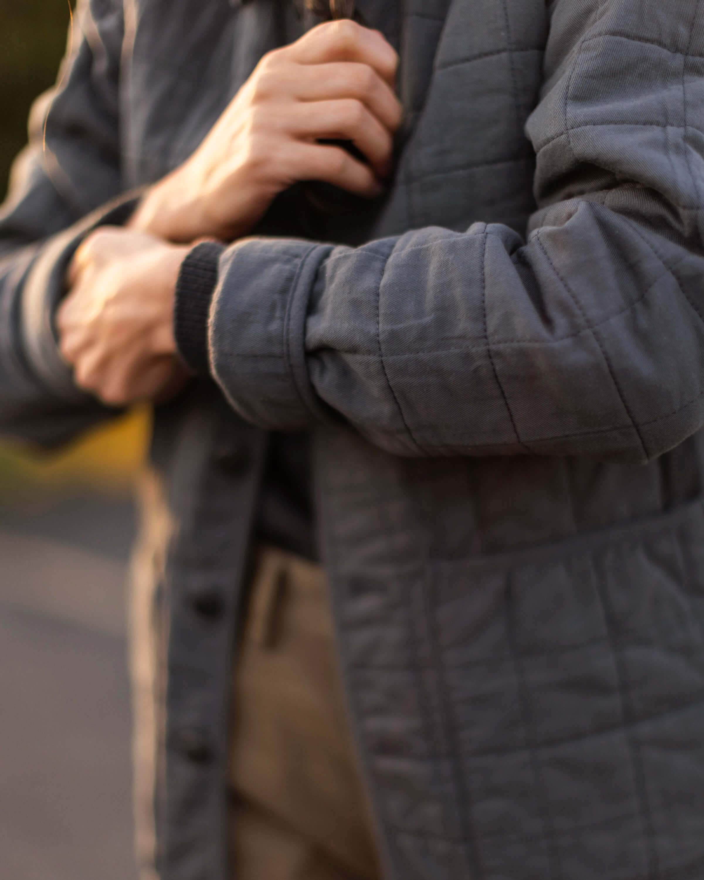 Quilted Kite Jacket Ink- Navy Blue | Garmentory