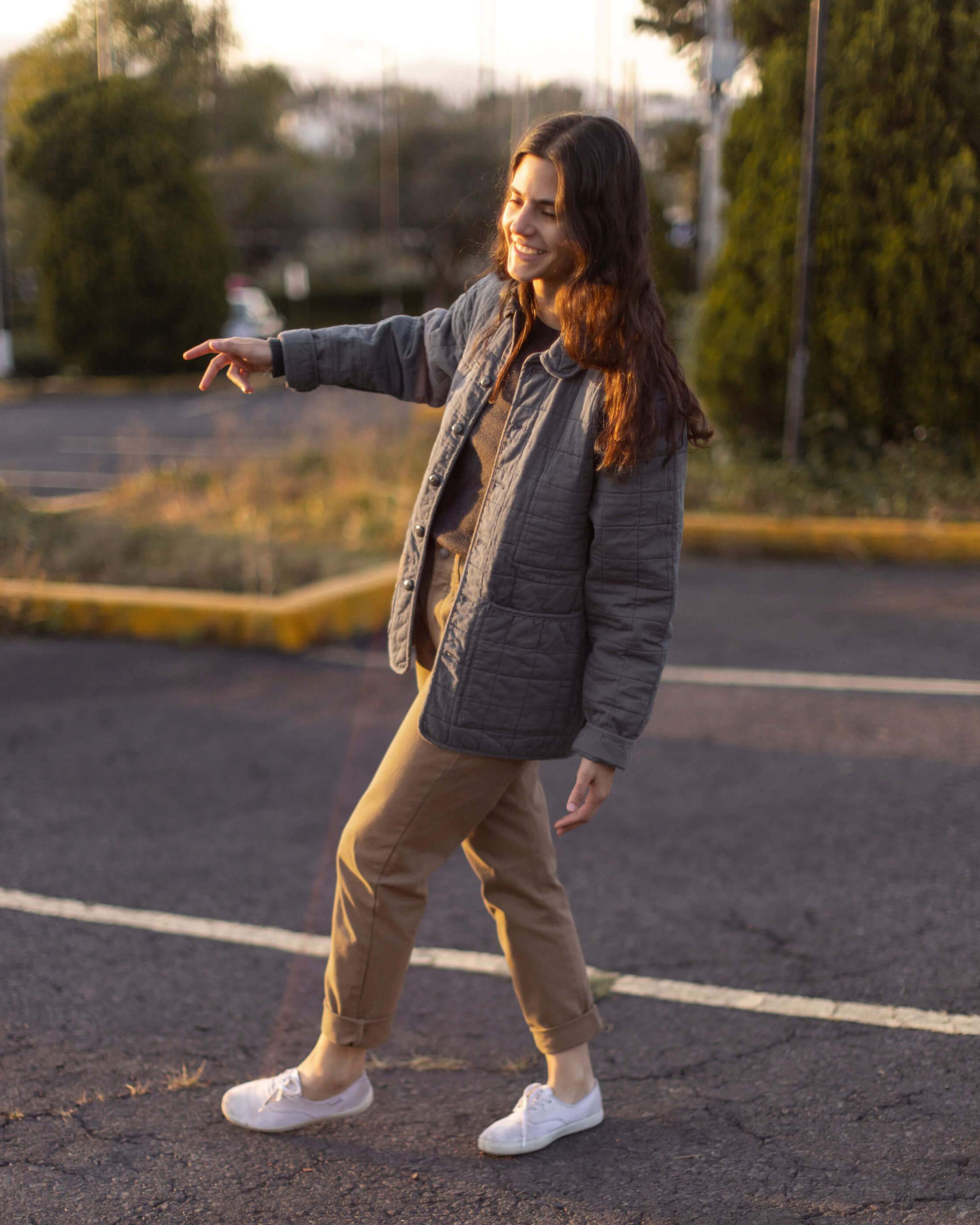 Quilted Kite Jacket Ink- Navy Blue | Garmentory
