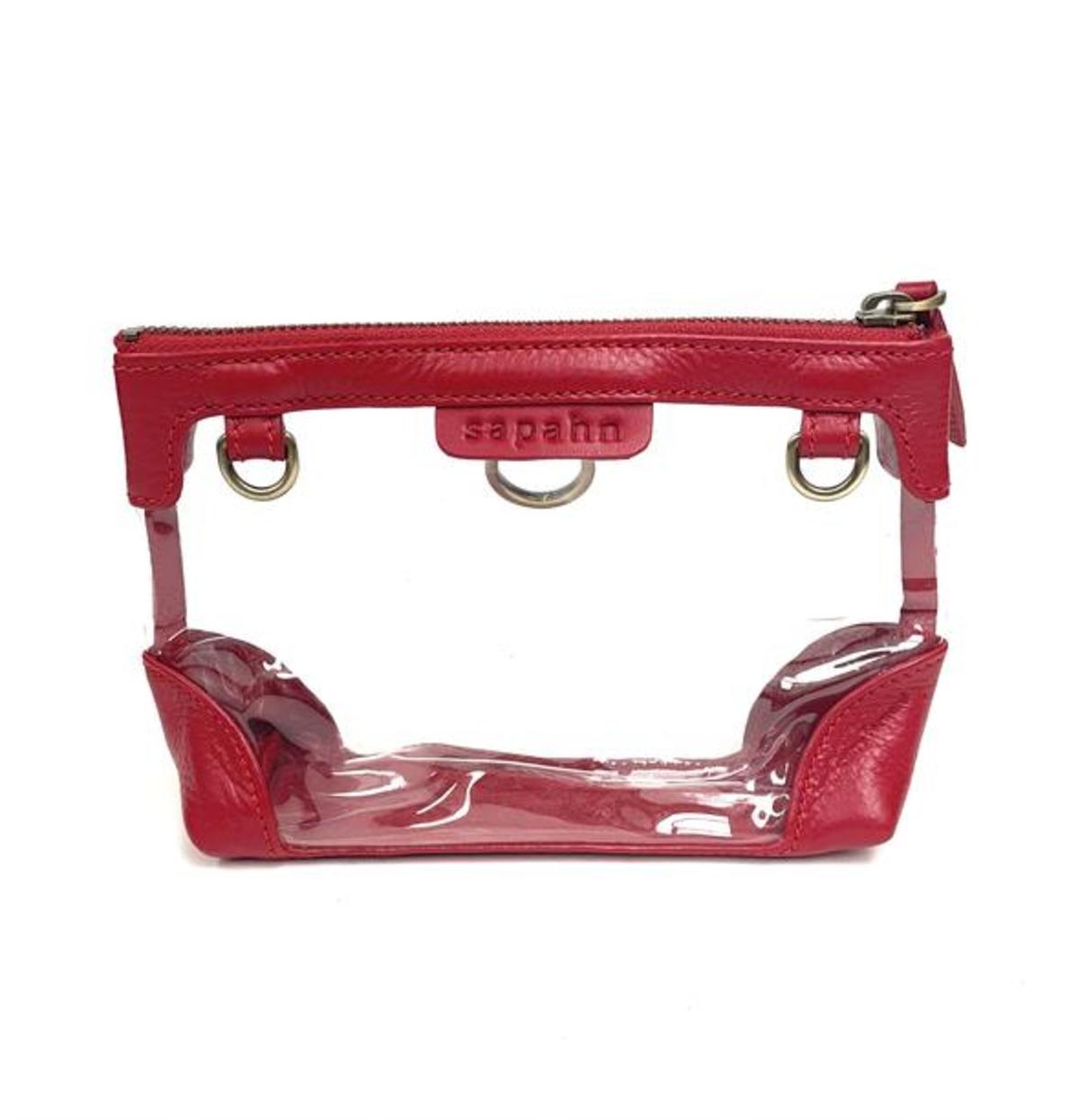 Sapahn Sharon Mini Clear Crossbody - Chili Pepper | Garmentory