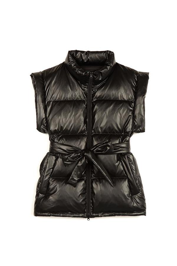 Jocelyn Be Next Level Nylon Vest - Black | Garmentory