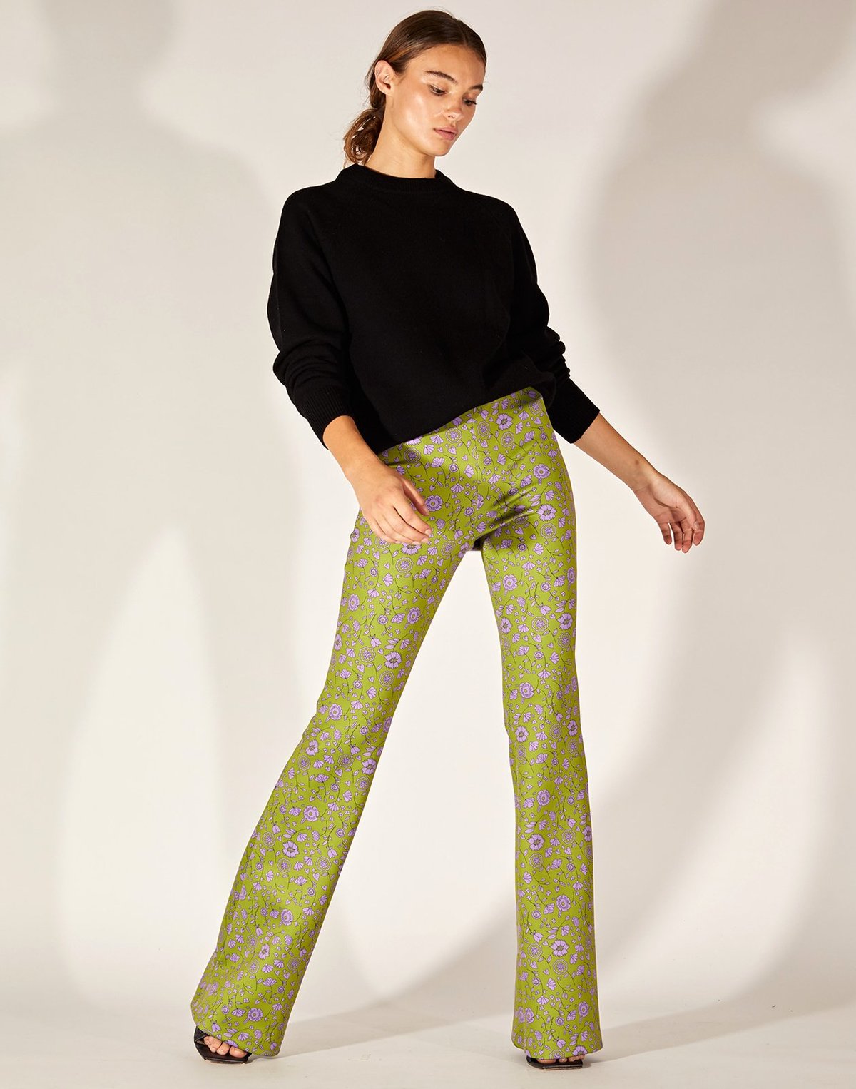 Cynthia Rowley Bonded Fit and Flare Pant | Garmentory