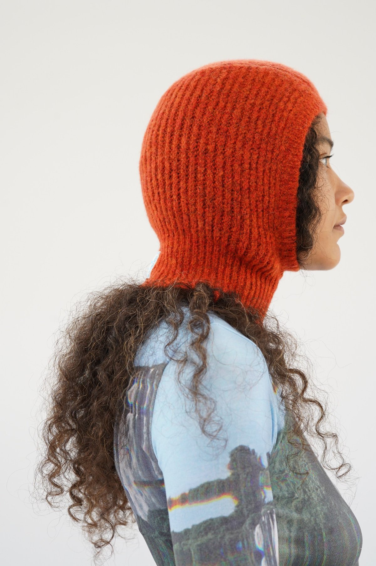 Paloma Wool Angels Balaclava - Red/Granite/Natural | Garmentory