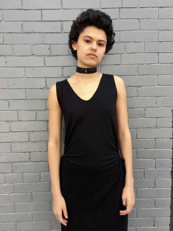 Kathy Kemp Drawstring Dress | Garmentory