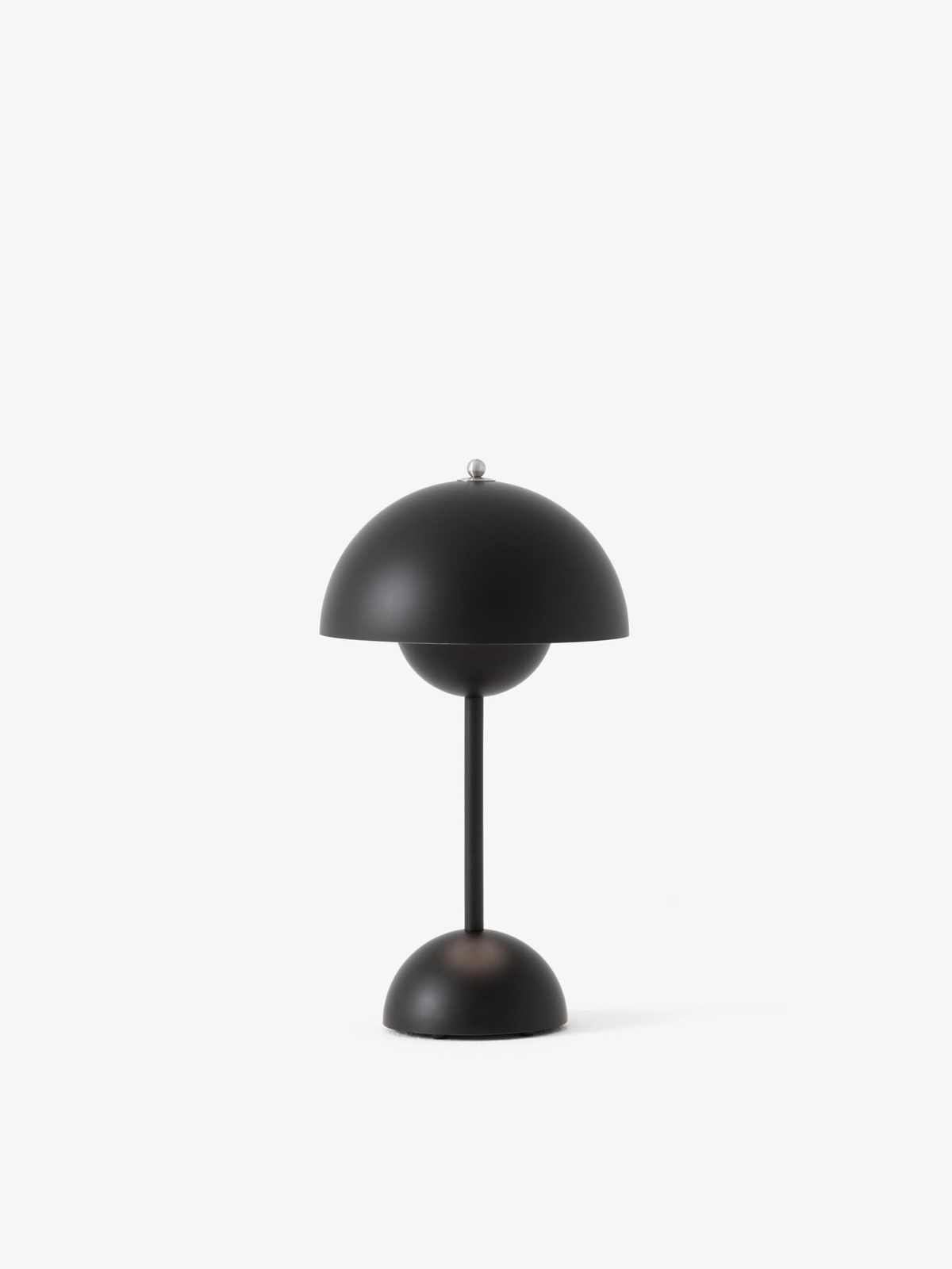 & Tradition Verner Panton Flower Pot Mini Lamp - Matte Black | Garmentory