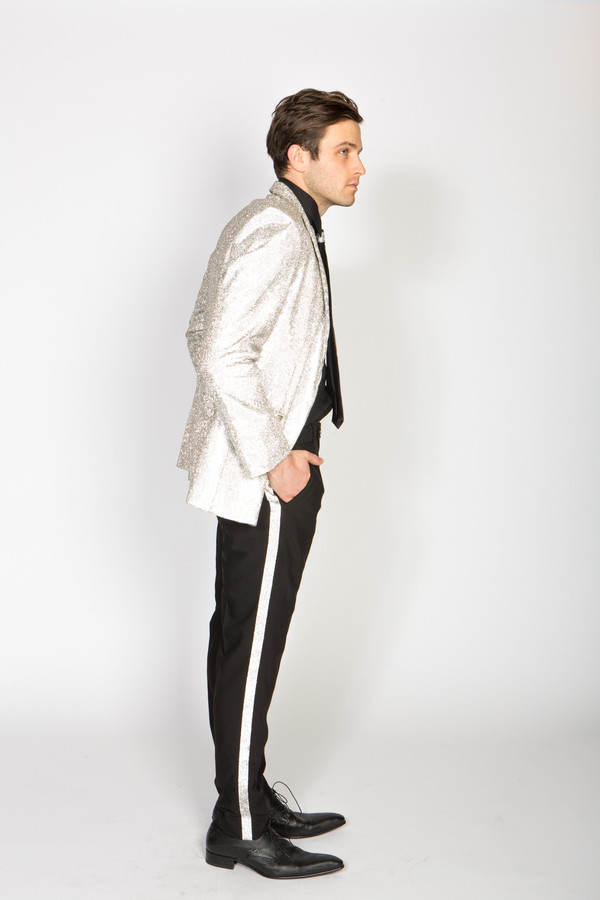 Any Old Iron Rhinestone Cowboy Suit - RHINESTONE SILVER | Garmentory