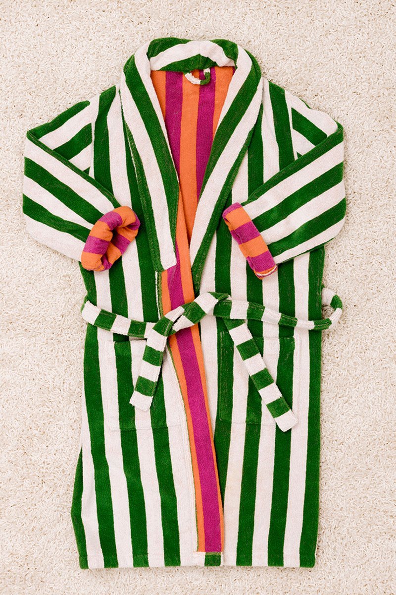 Dusen Dusen Stripe Bathrobe | Garmentory