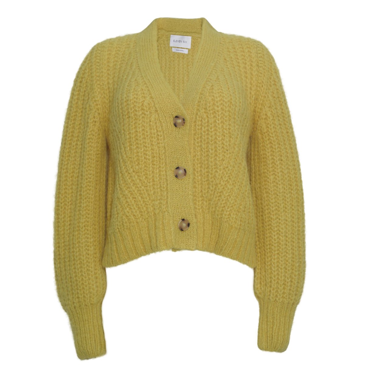 ELEVEN SIX SARA CARDIGAN - JOY YELLOW | Garmentory