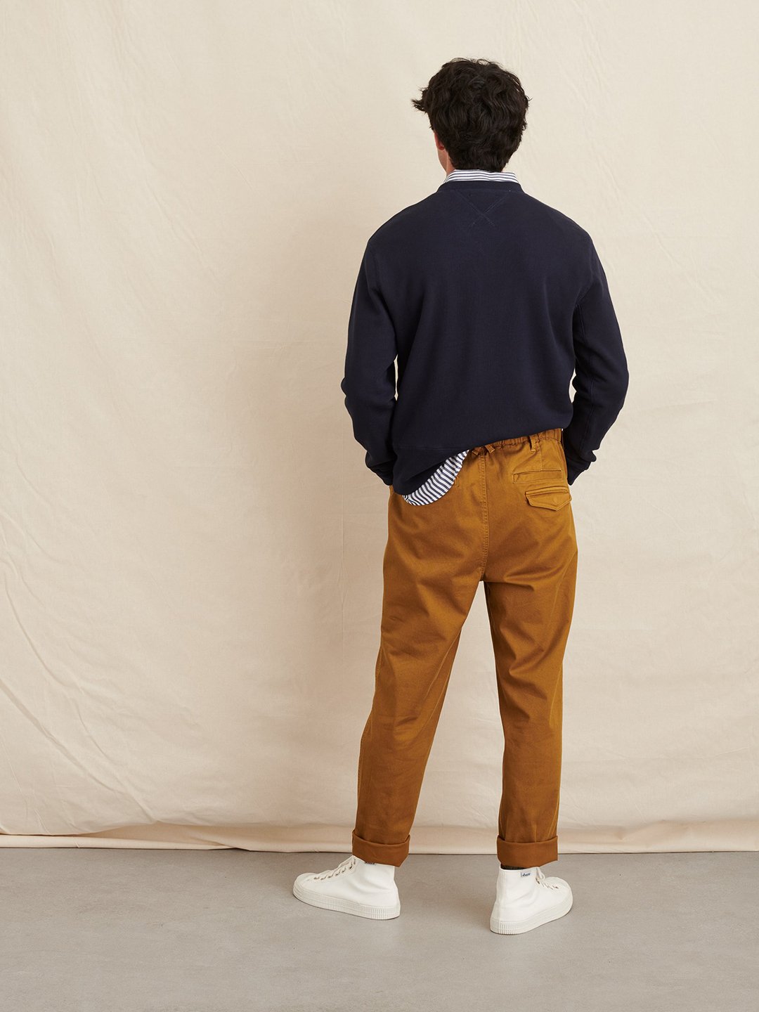 Alex Mill Pull-On Button Fly Pant - Golden Khaki | Garmentory
