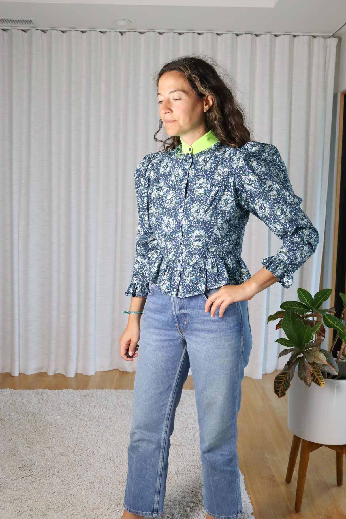 Batsheva x Laura Ashley Grace Blouse in Allerton | Garmentory