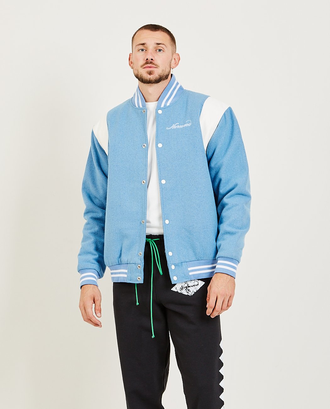 NORWOOD CHAPTERS Academy Varsity Jacket - Blue | Garmentory