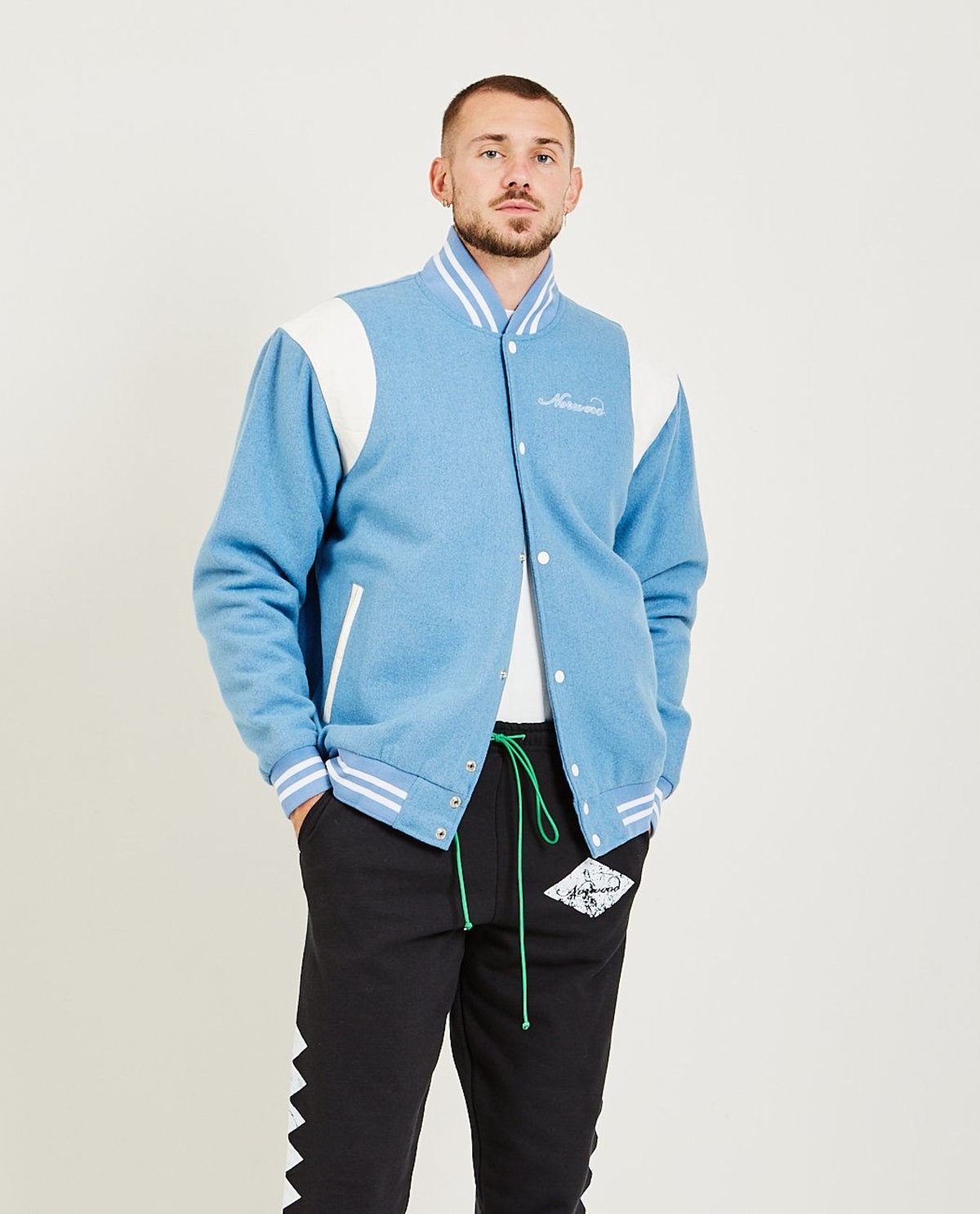 NORWOOD CHAPTERS Academy Varsity Jacket - Blue | Garmentory
