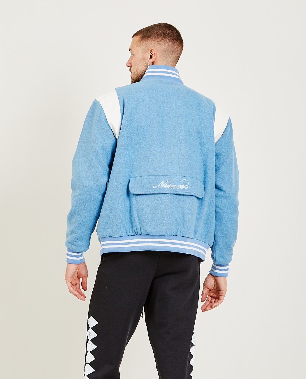 NORWOOD CHAPTERS Academy Varsity Jacket - Blue | Garmentory