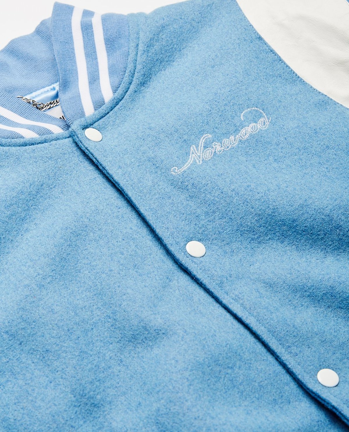 NORWOOD CHAPTERS Academy Varsity Jacket - Blue | Garmentory