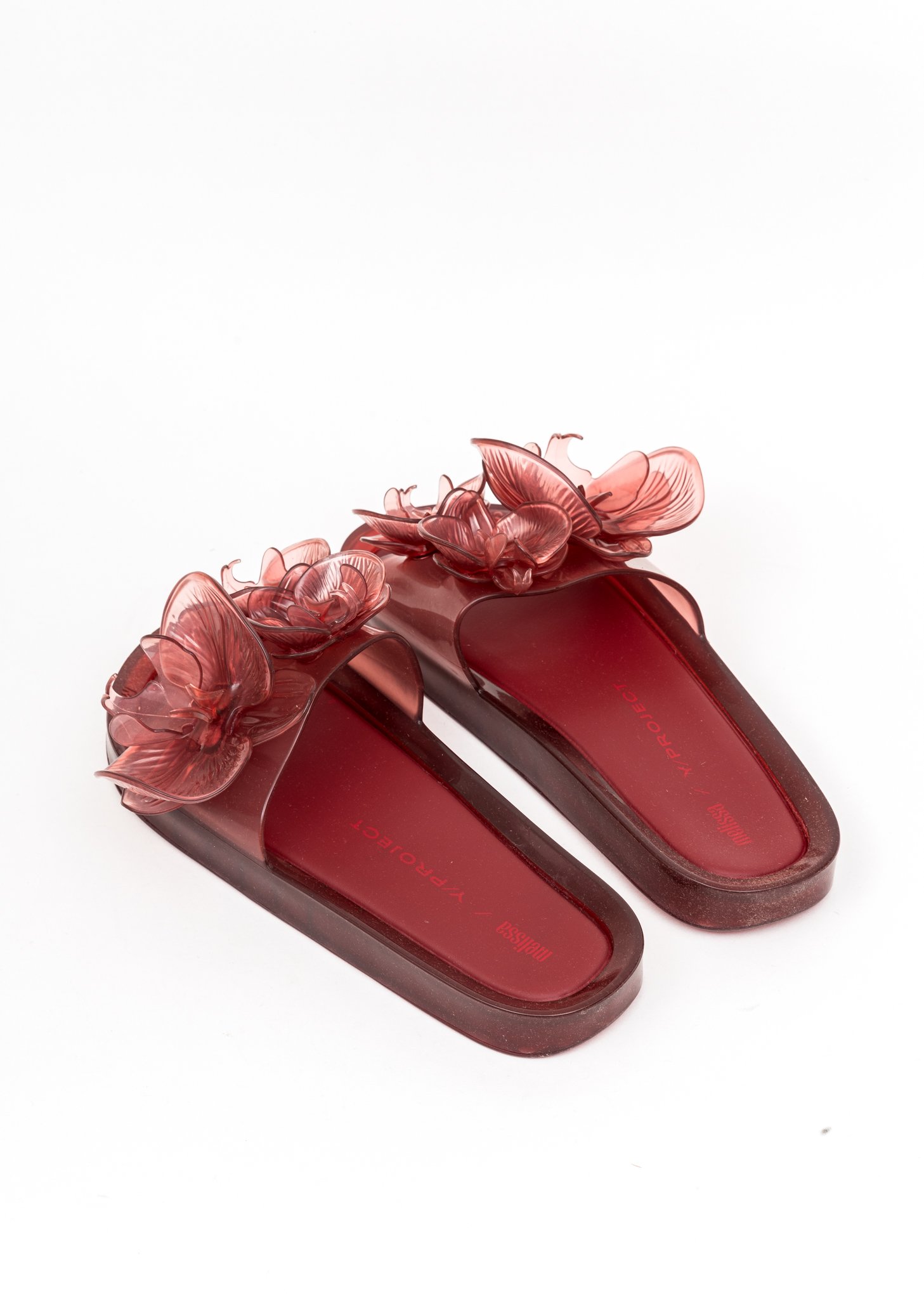 Y/project MELISSA Floral Slide - brown | Garmentory
