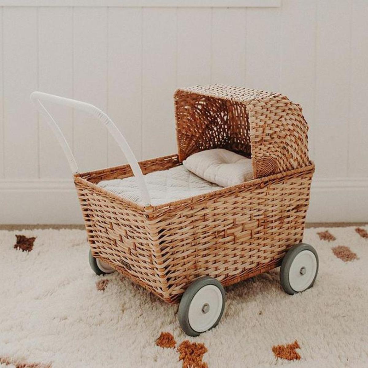 Olli Ella Strolley Stroller With Bedding - Beige | Garmentory