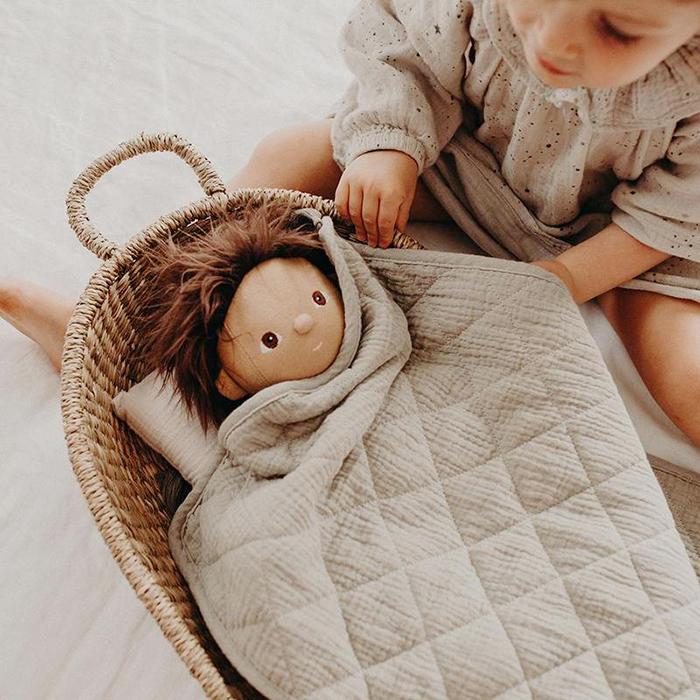 Olli Ella Strolley Stroller With Bedding - Beige | Garmentory