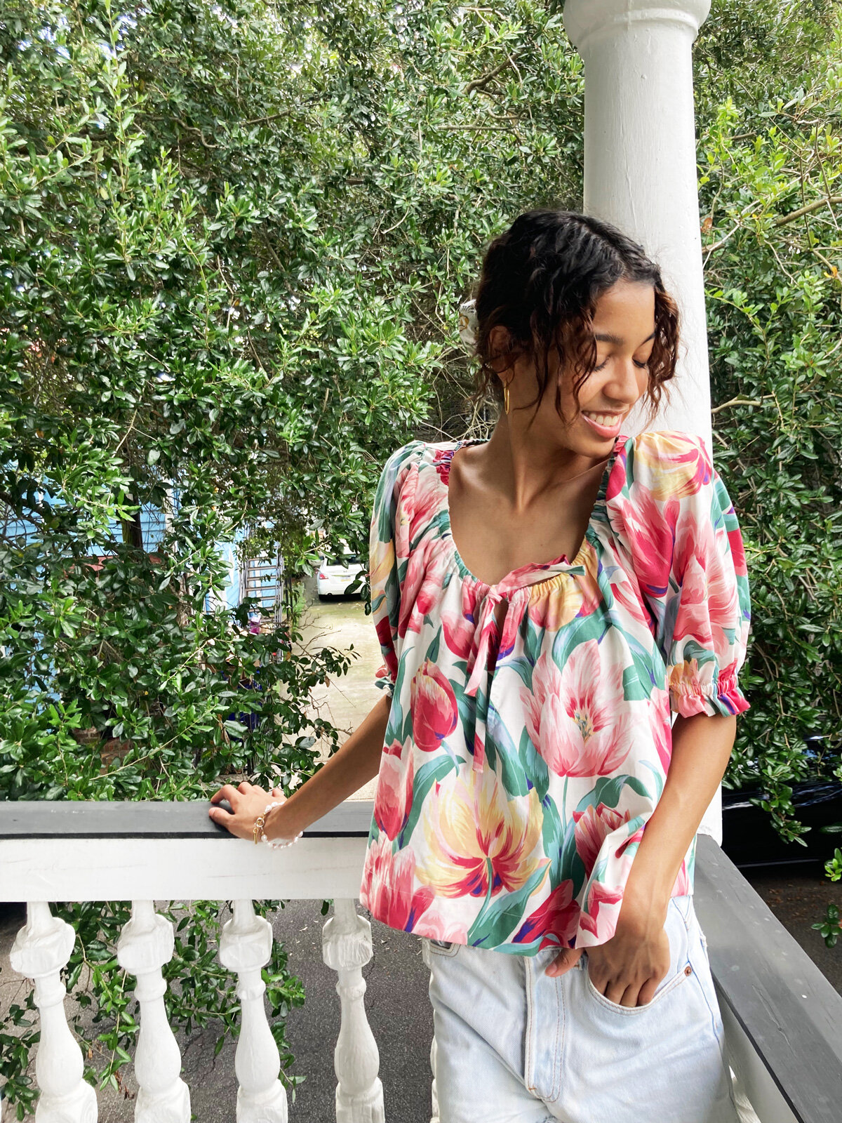 Plante floral Jasmine Top - Tulip | Garmentory