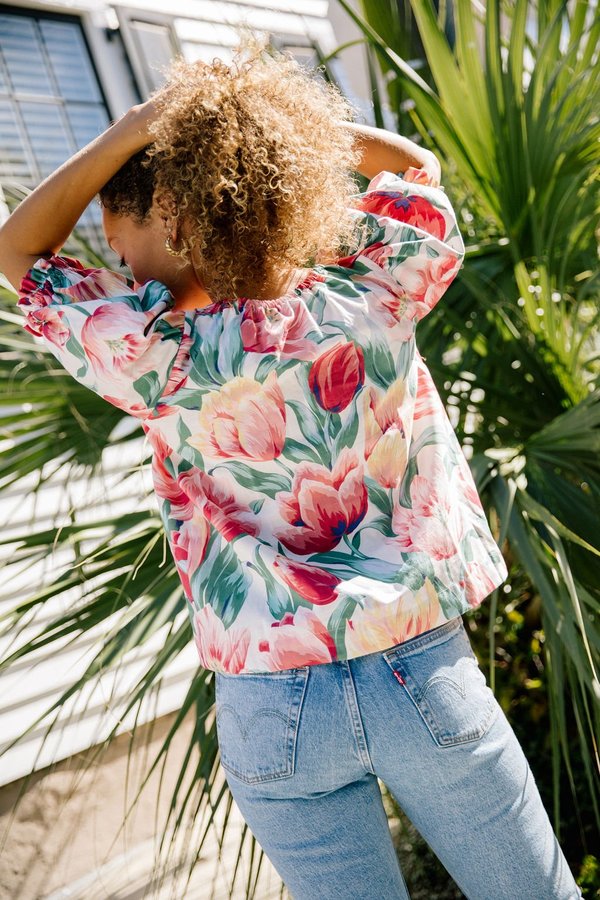 Plante floral Jasmine Top - Tulip | Garmentory