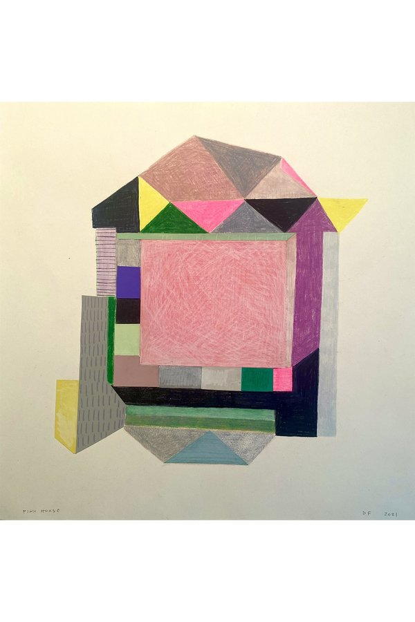 Deborah Forman Pink House art | Garmentory