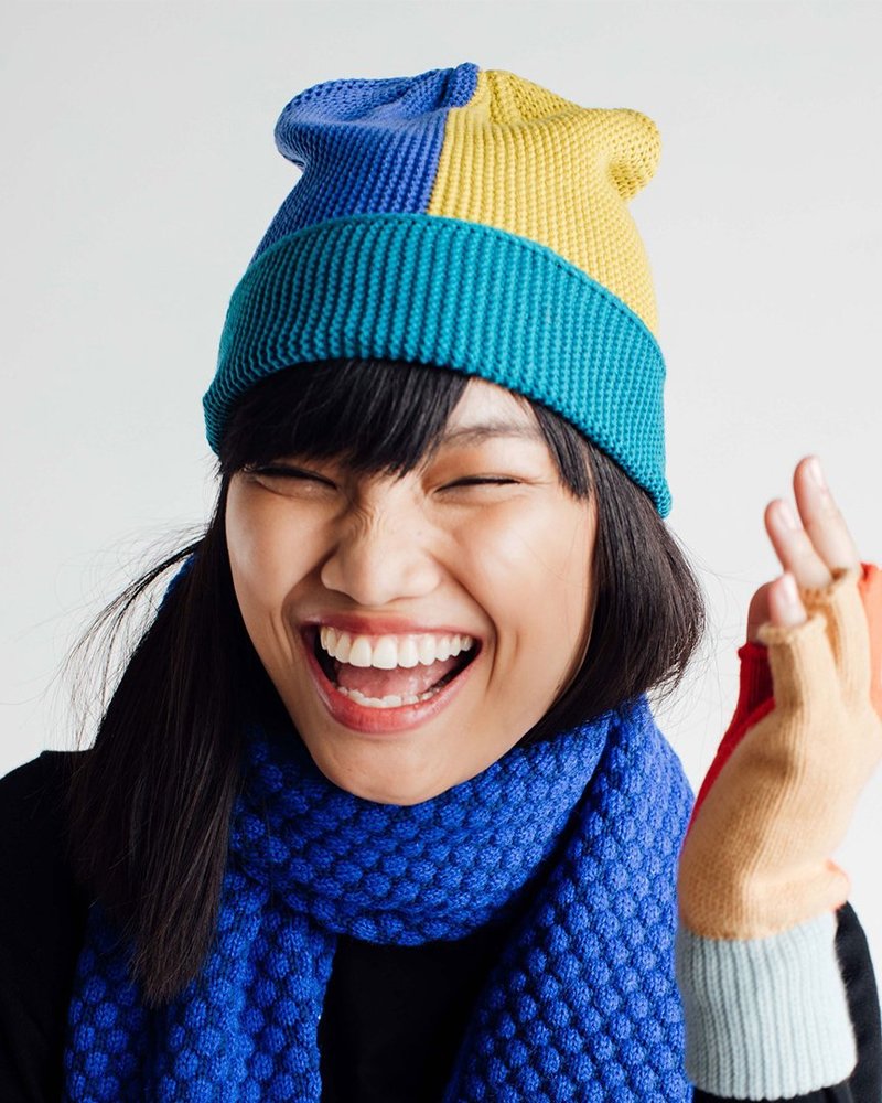 Verloop Polder Hat - Moss/Cobalt | Garmentory