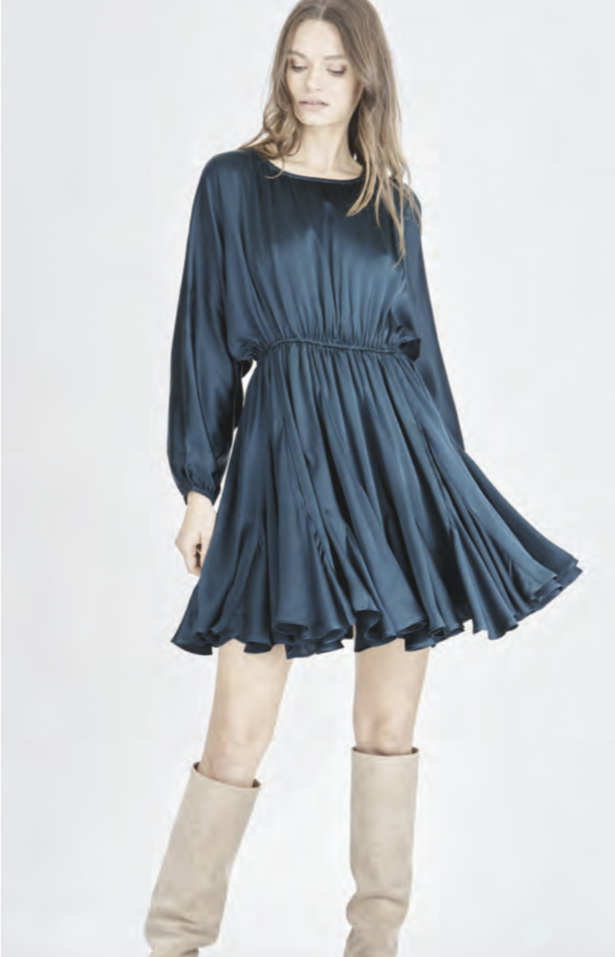 Caballero Dottie Dress - Teal | Garmentory