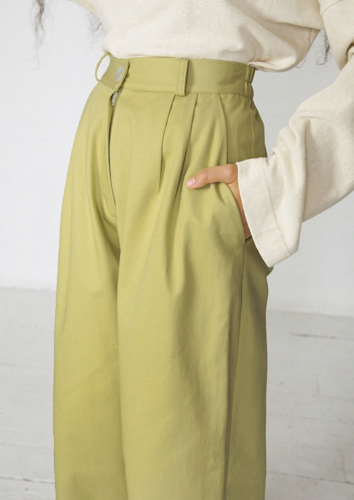 Bohème The Trouser - Matcha | Garmentory