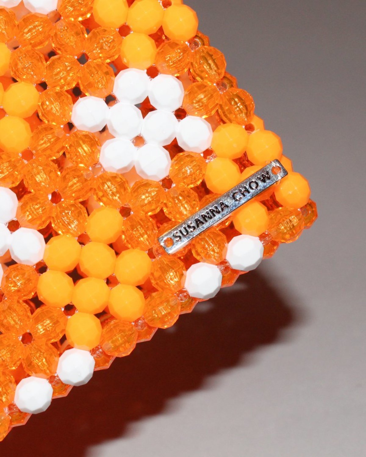 SUSANNA CHOW Riley Bag - Orange Check | Garmentory