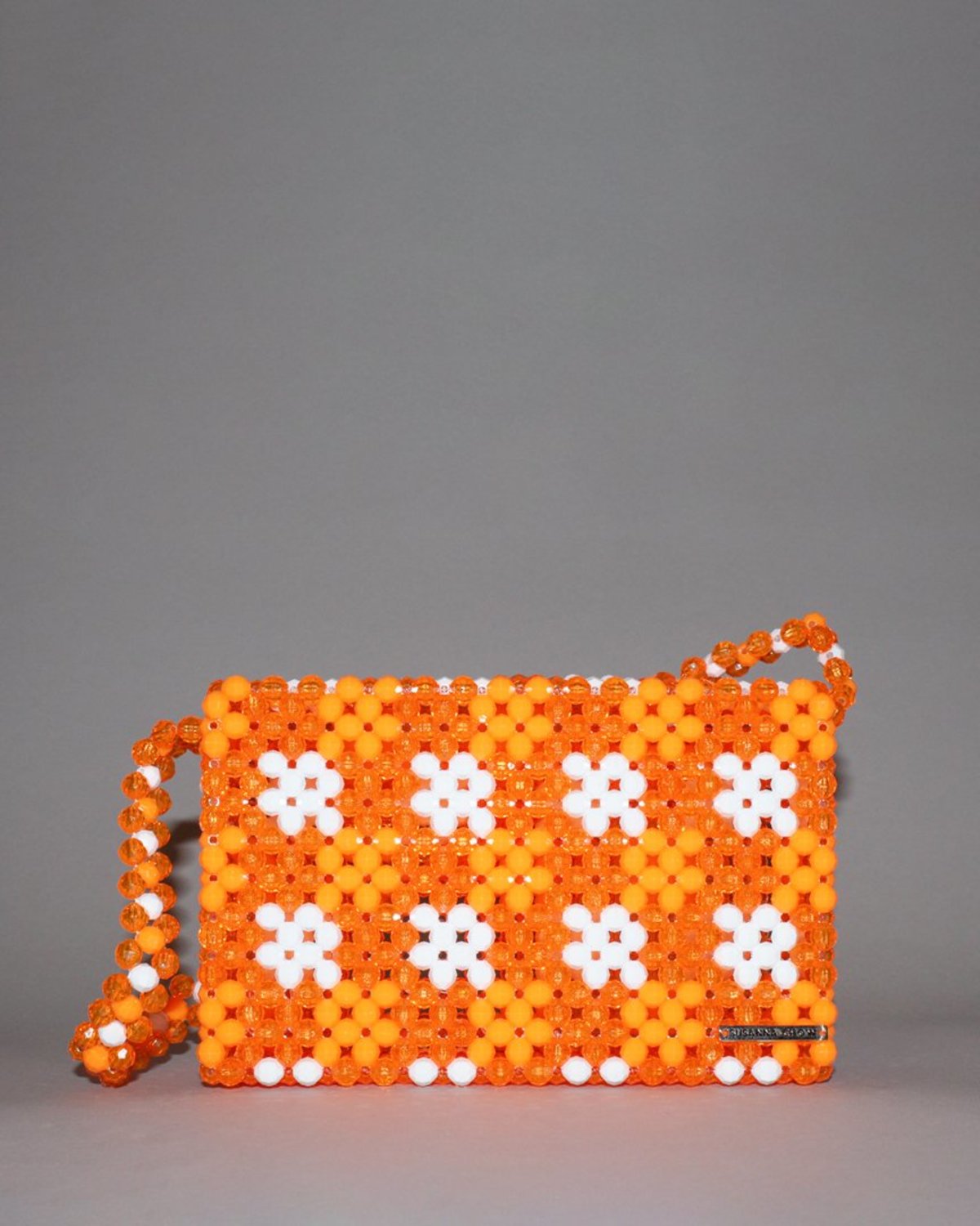 SUSANNA CHOW Riley Bag - Orange Check | Garmentory