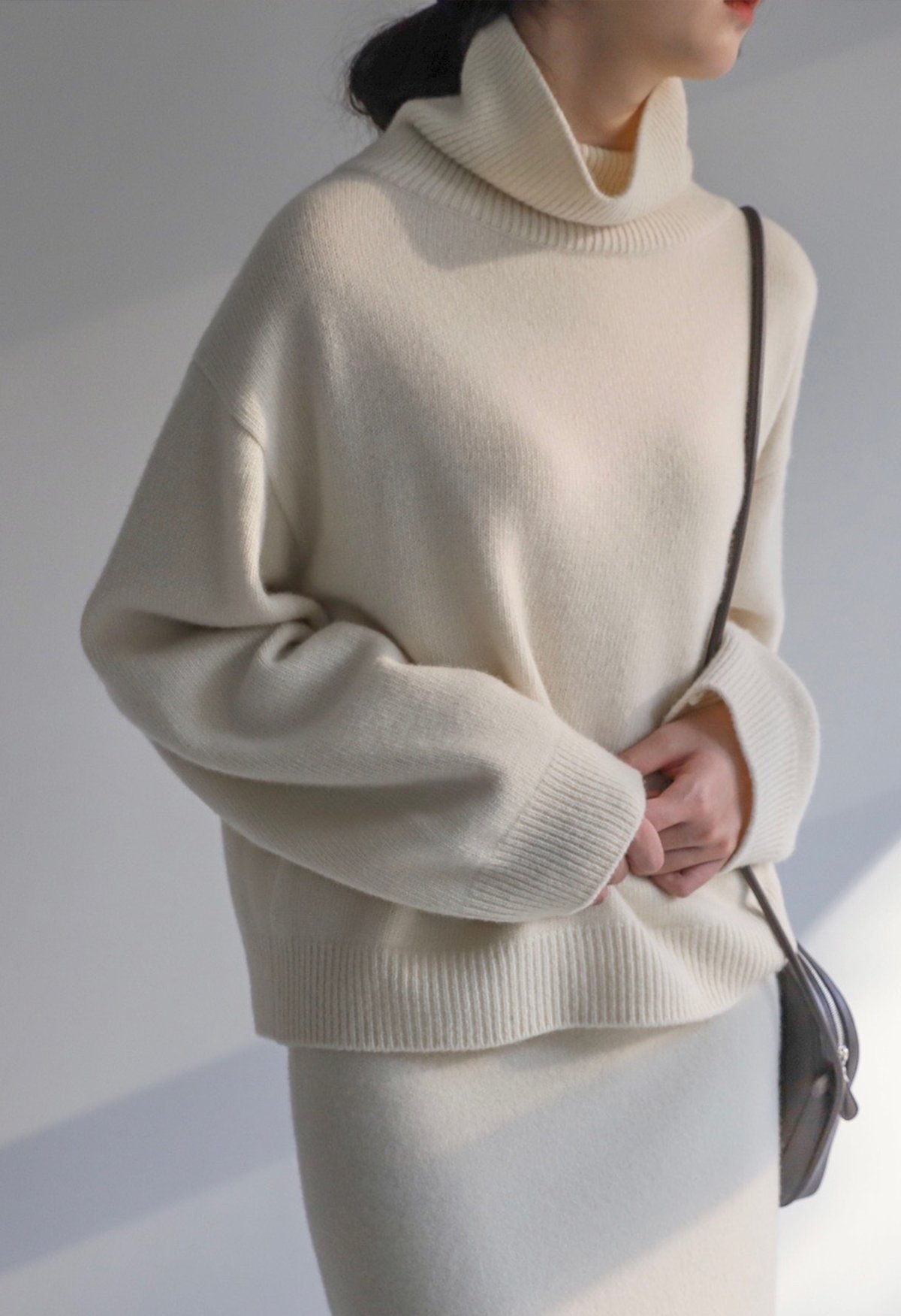 NKC MORRIS TURTLE NECK - CREAM | Garmentory