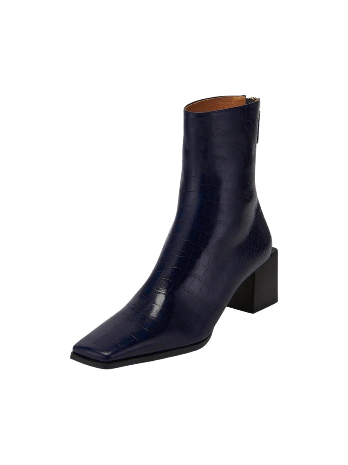 Reike Nen Cube Heel Boots - Navy | Garmentory