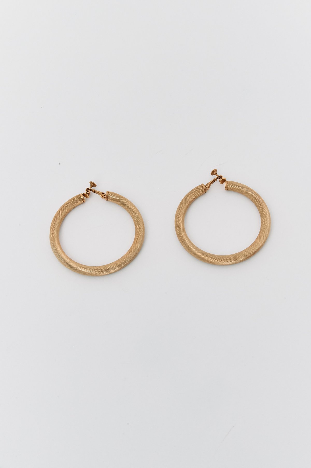 Vintage Napier Oversized Hoops - Gold | Garmentory