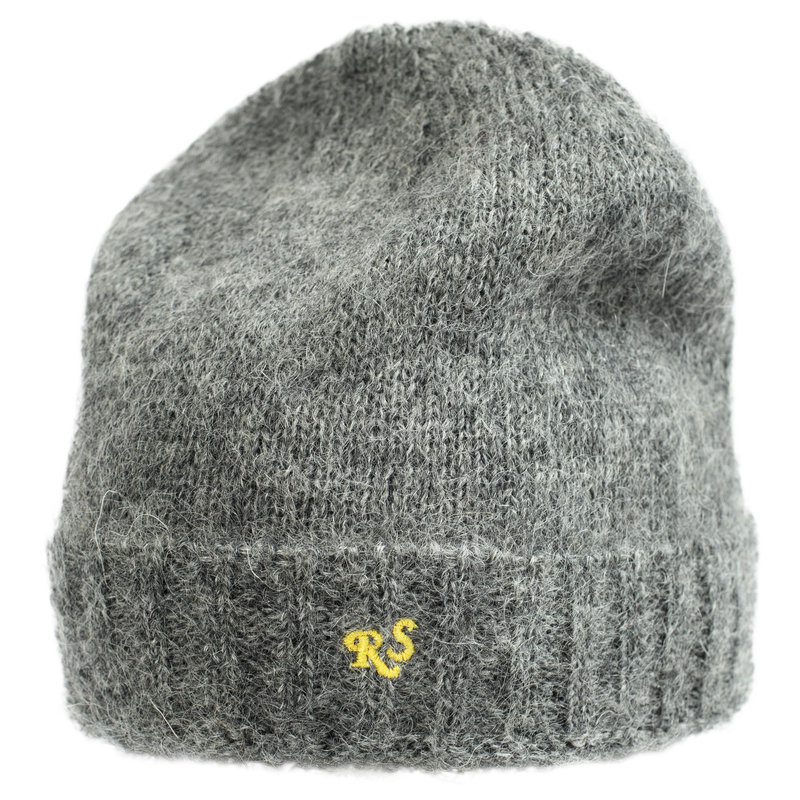 Raf Simons RS Knitted Beanie - Grey | Garmentory