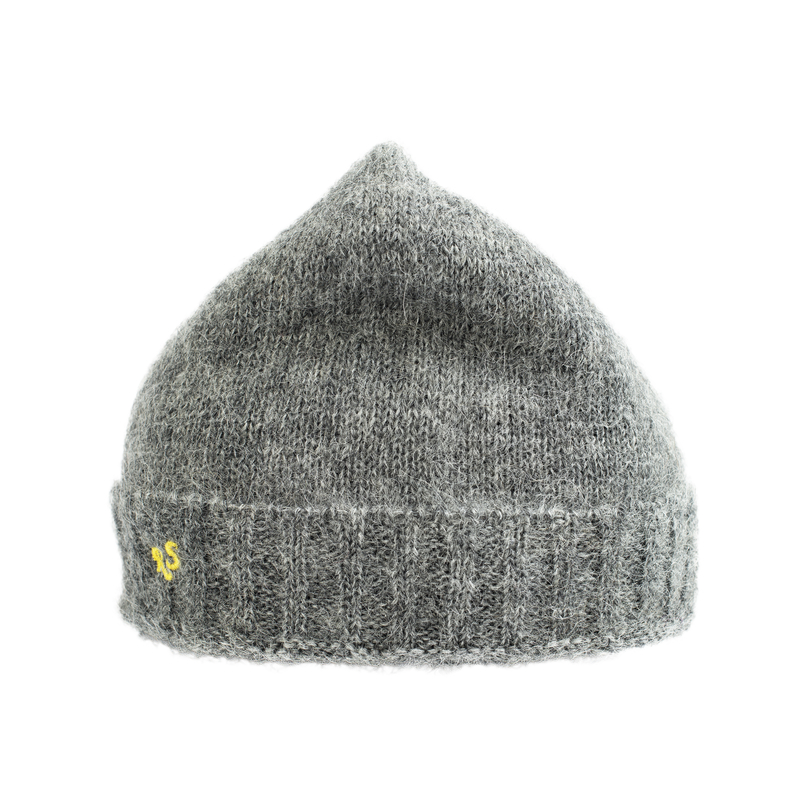 Raf Simons RS Knitted Beanie - Grey | Garmentory