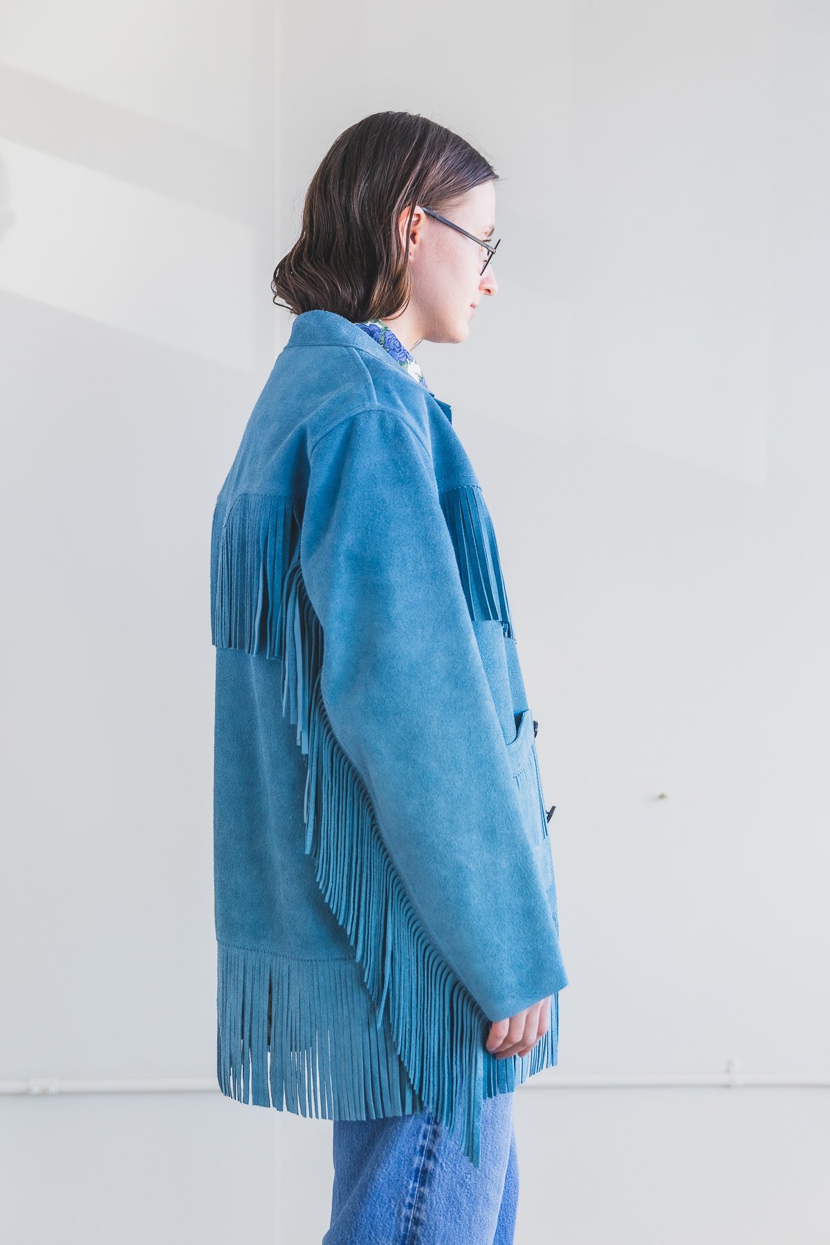 BODE APPALACHIAN JACKET - LIGHT BLUE SUEDE | Garmentory