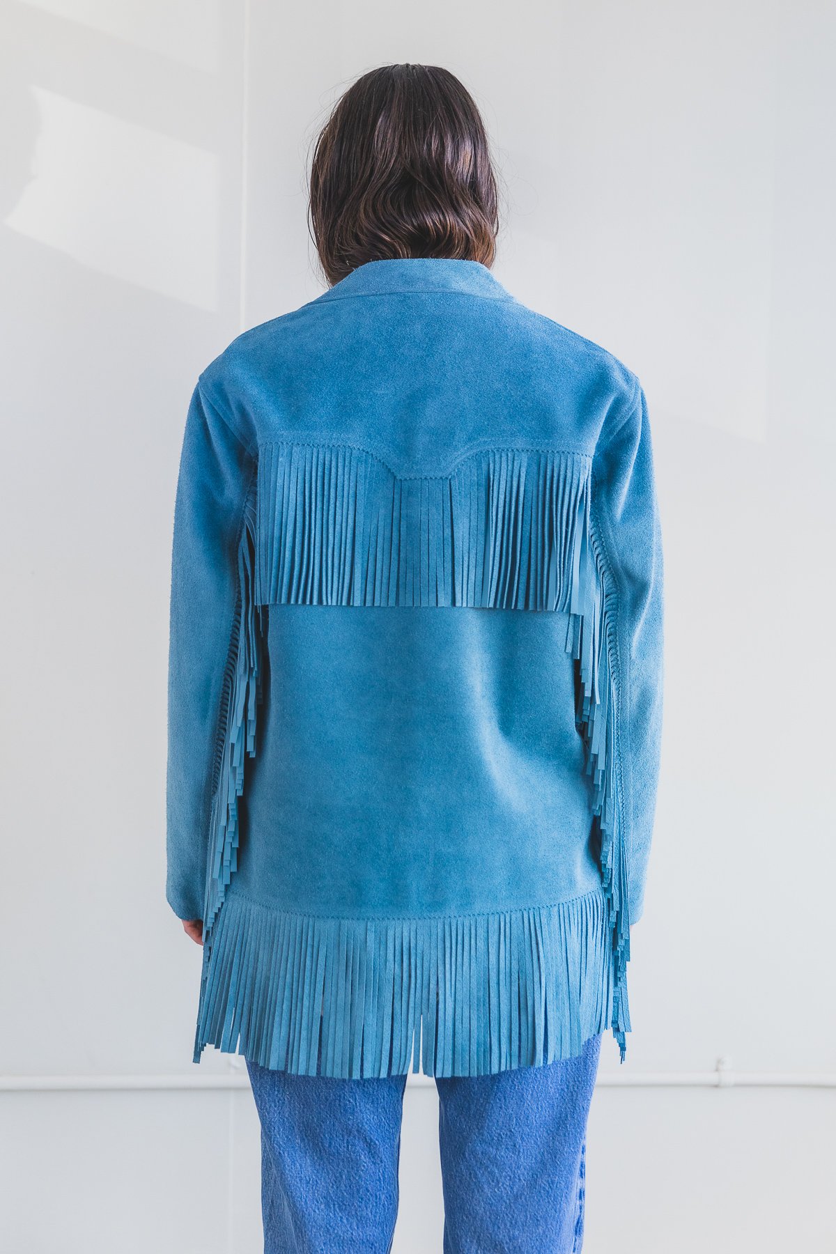 BODE APPALACHIAN JACKET - LIGHT BLUE SUEDE | Garmentory