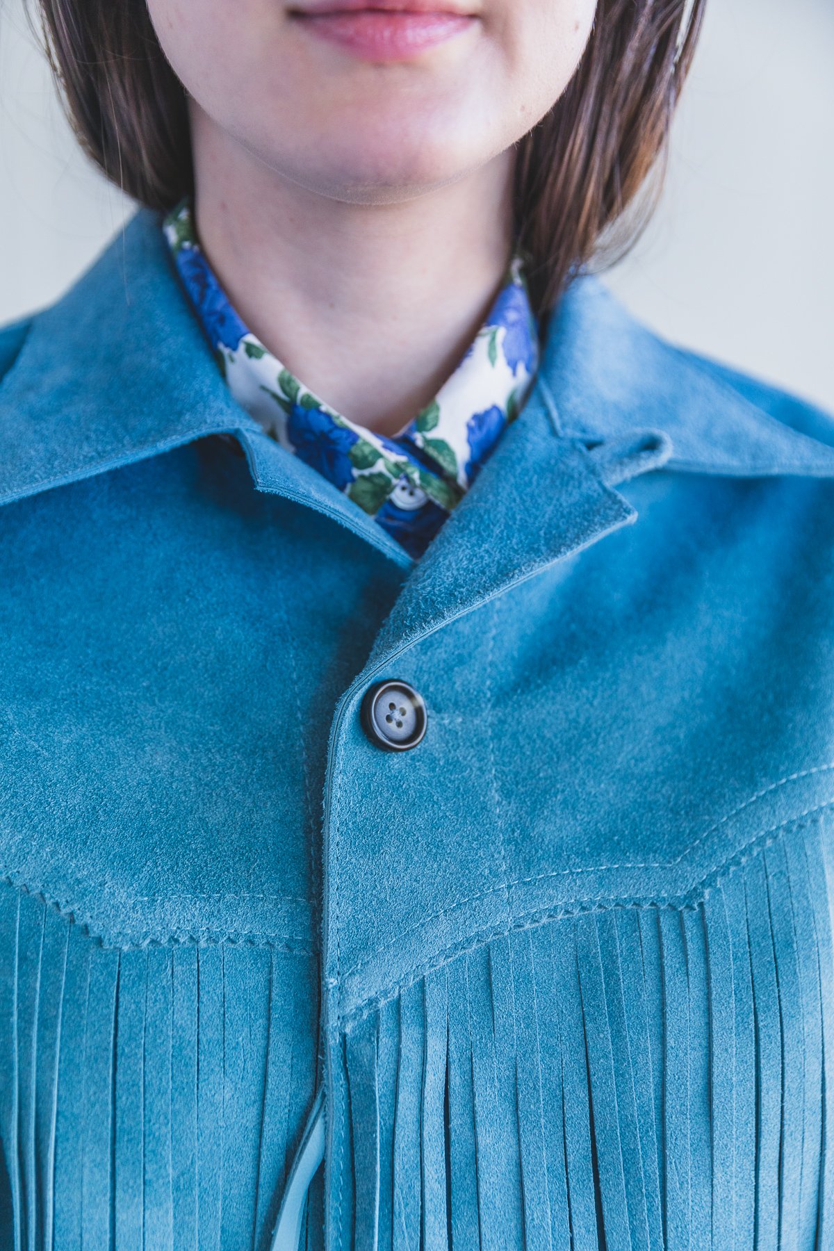 BODE APPALACHIAN JACKET - LIGHT BLUE SUEDE | Garmentory
