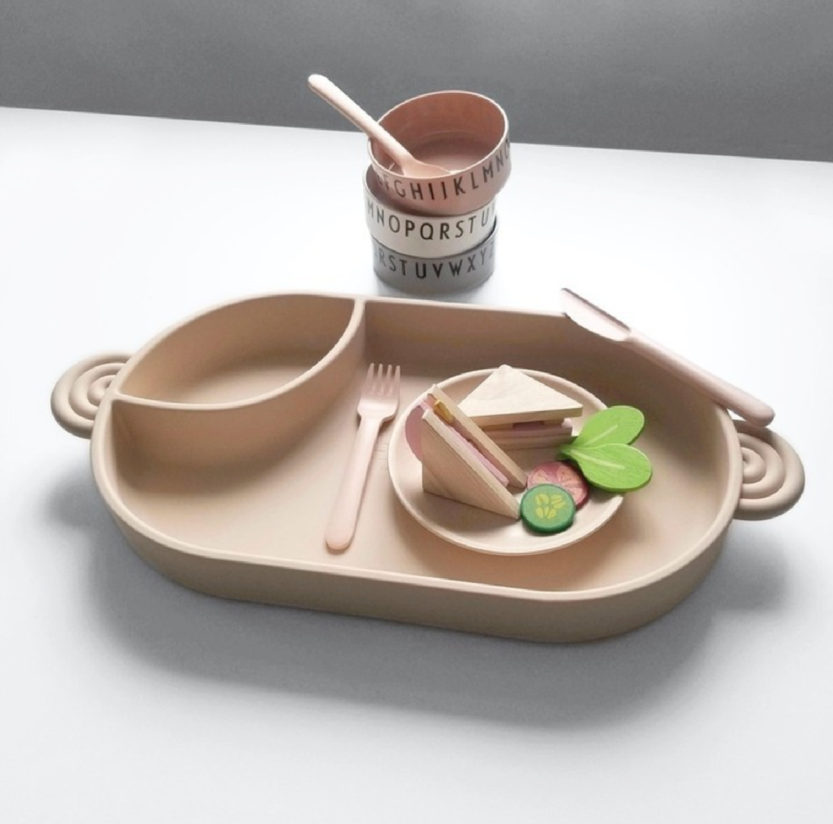 KIDS Design Letters Breakfast Lunch Dinner Set | Garmentory