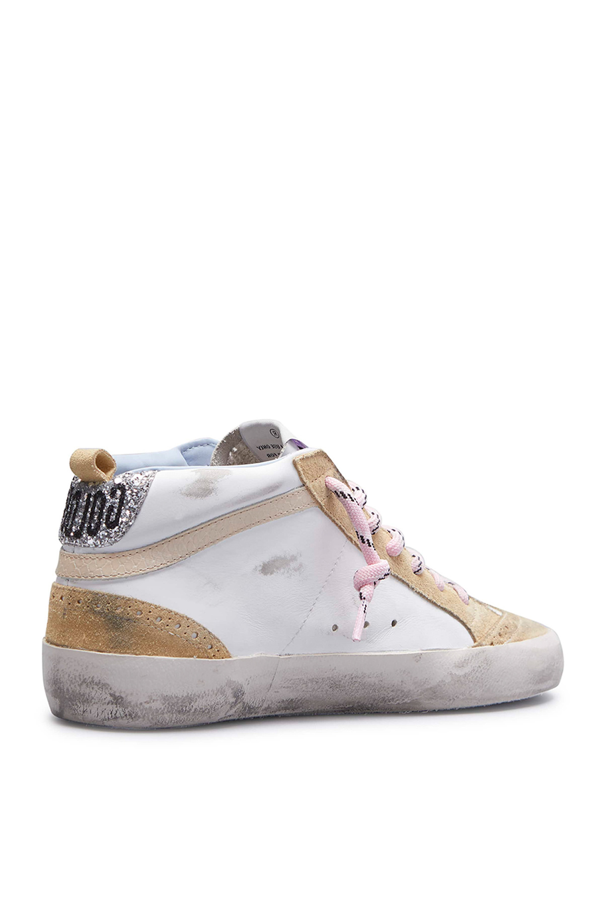 Golden Goose Mid Star Shoes - Snake-Print Star with Python Print Wave ...