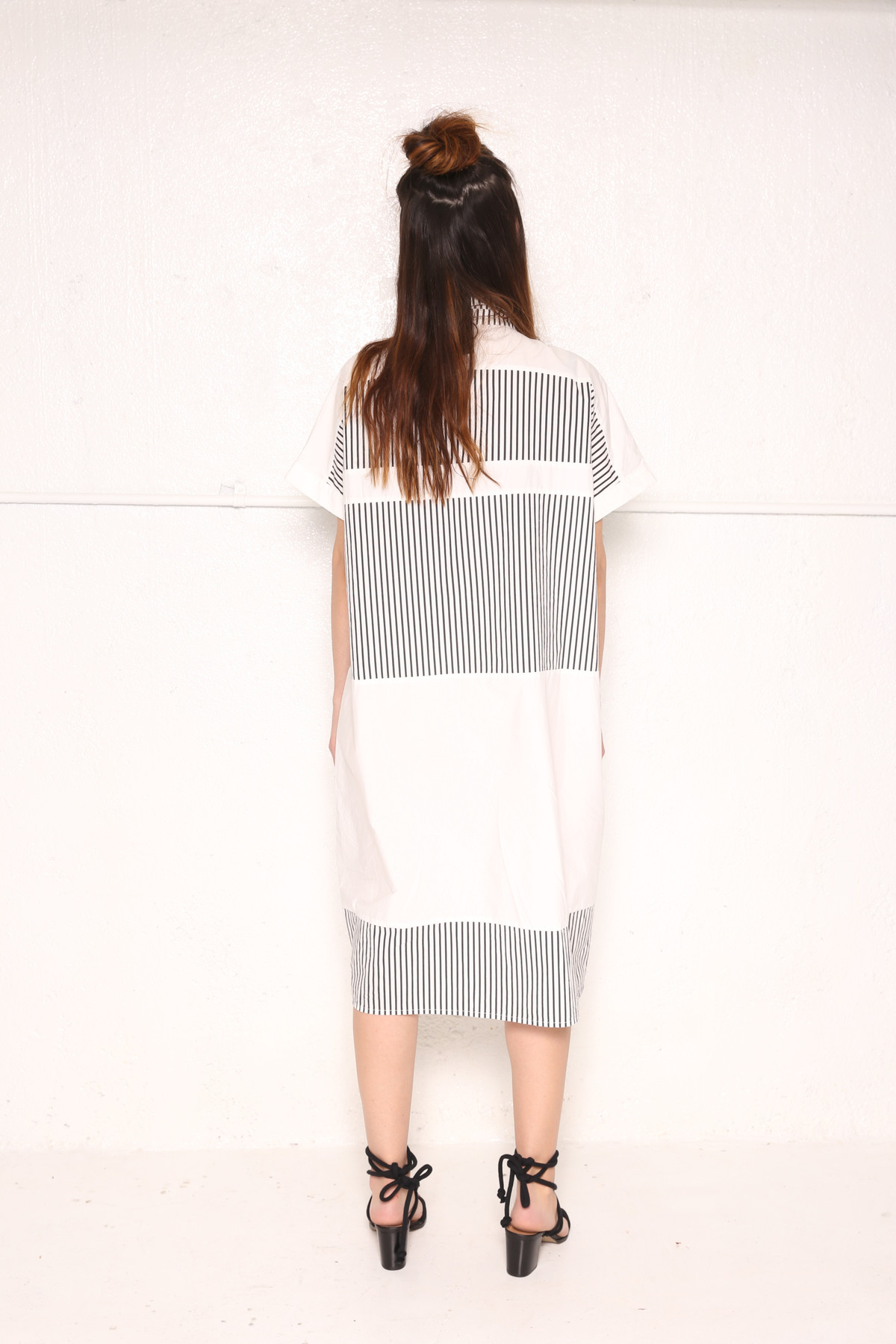Intentionally Blank SID Striped Shirt Dress | Garmentory