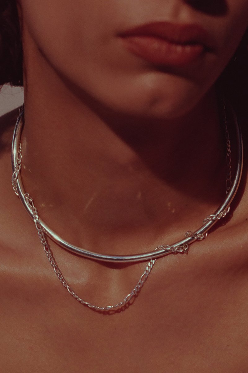 FARIS Chain Collar - Sterling Silver | Garmentory