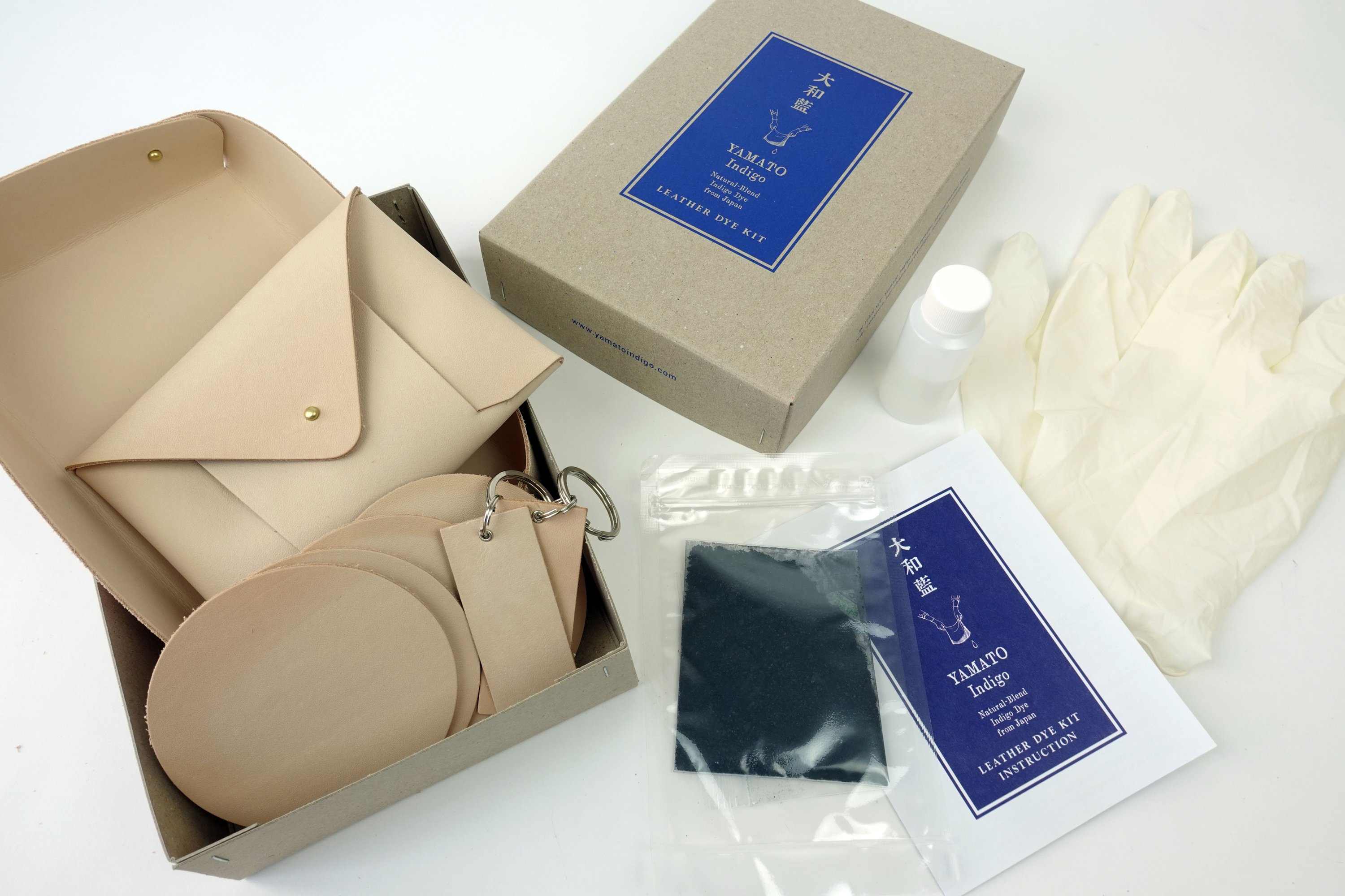 Yamato Indigo Indigo Leather Dye Kit - Blue | Garmentory