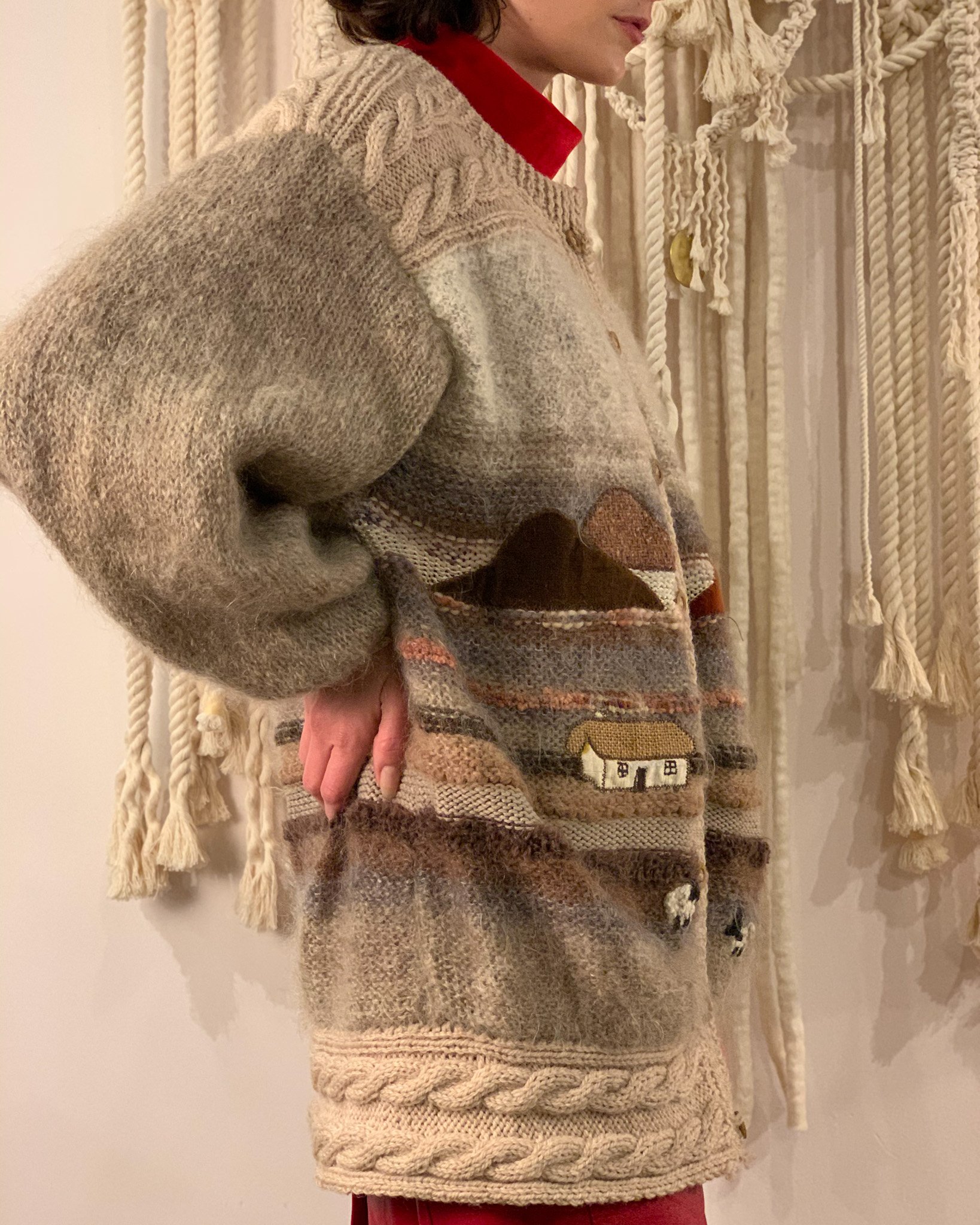 Vintage Sheep in the Fields Sweater - MULTI | Garmentory