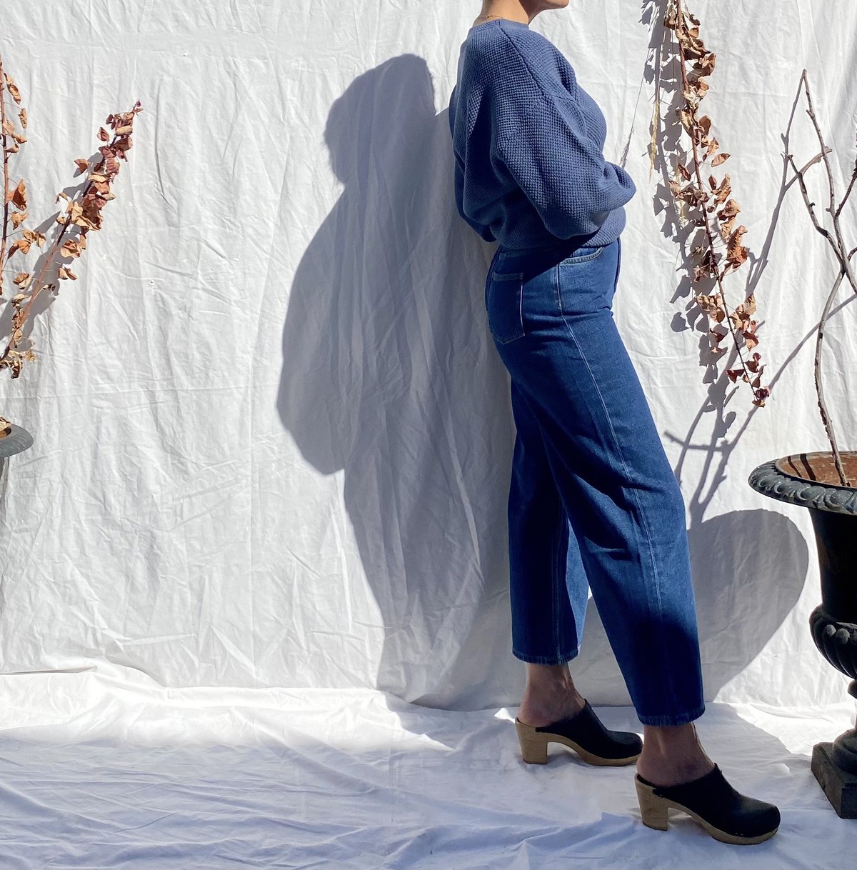 People Tree Ariel Wide Leg Jeans - Blue Denim | Garmentory