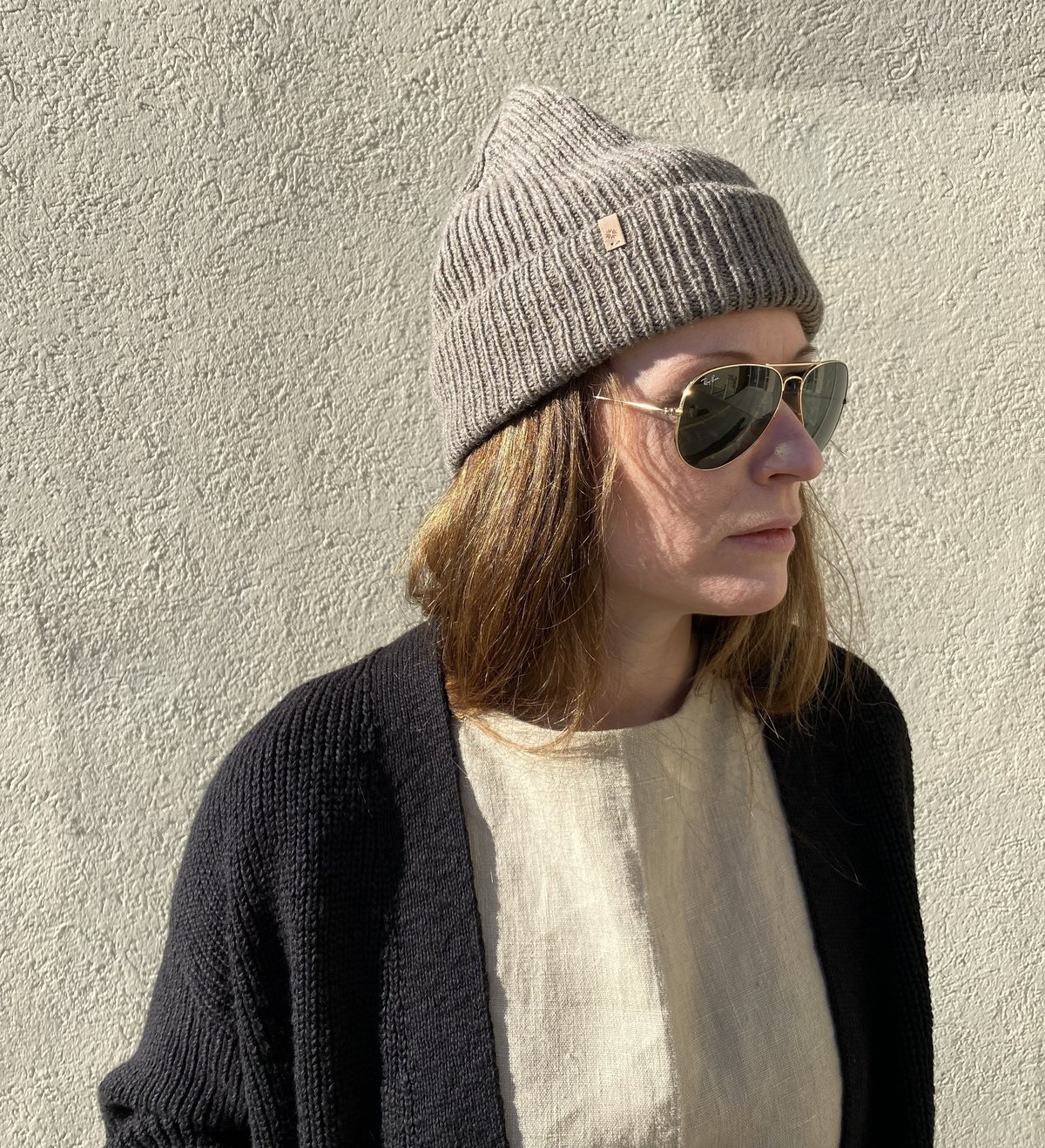 Yak Wool Rib Hat in Oat Brown | Garmentory