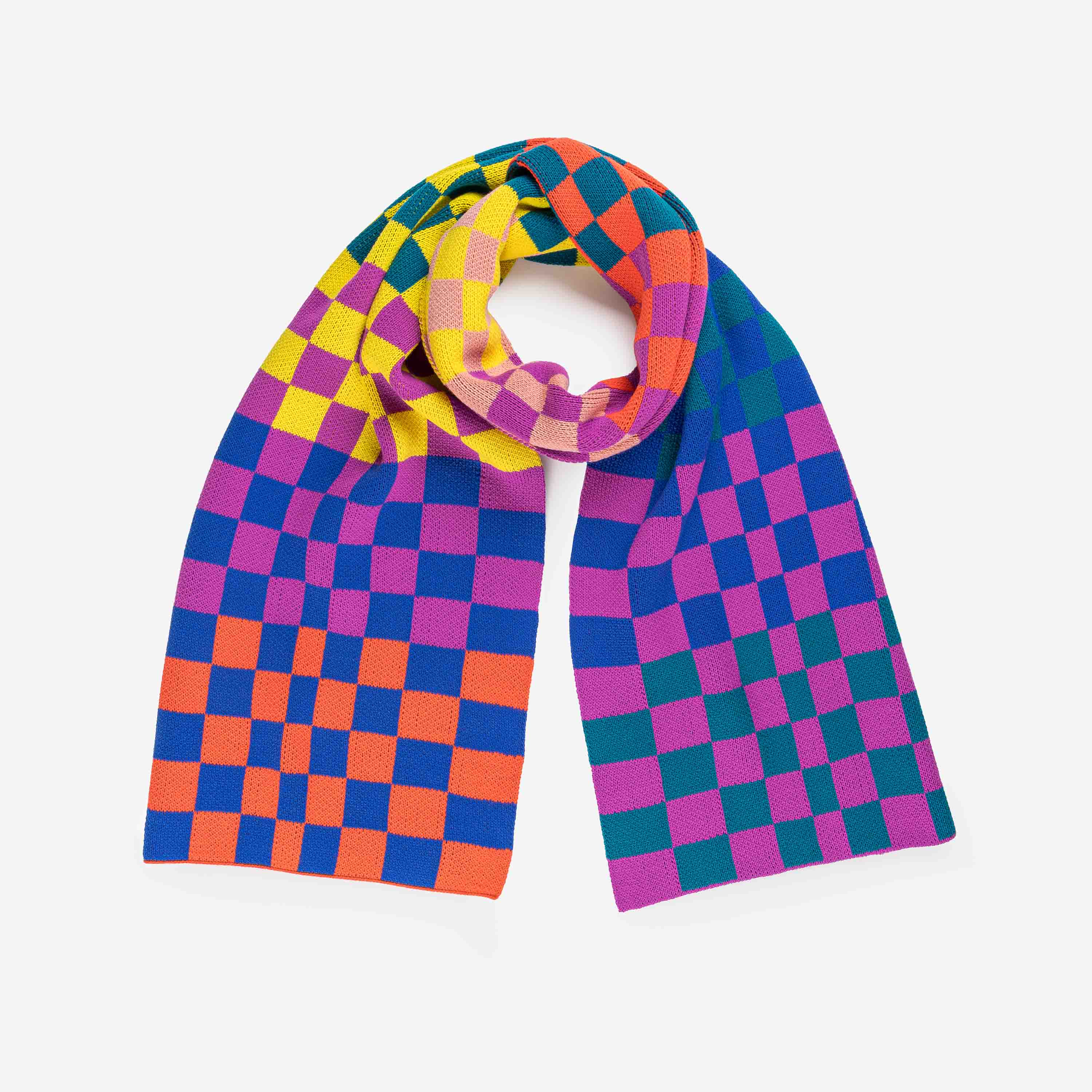 Verloop Checkerboard Scarf | Garmentory